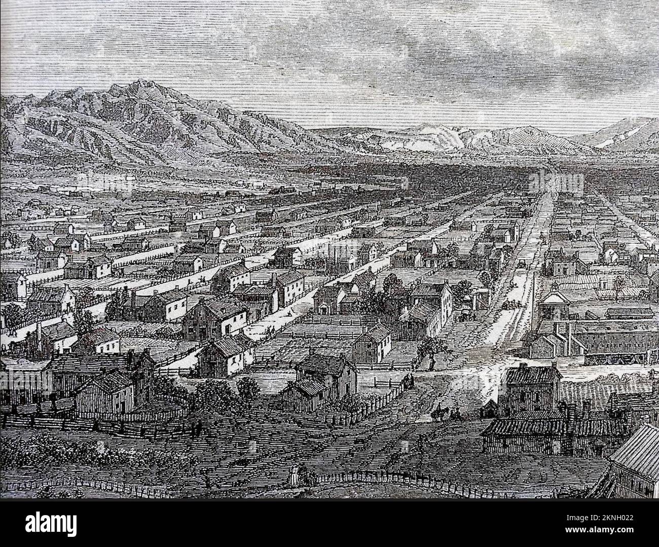 SALT LAKE CITY, Utah, about 1890 Stock Photo - Alamy