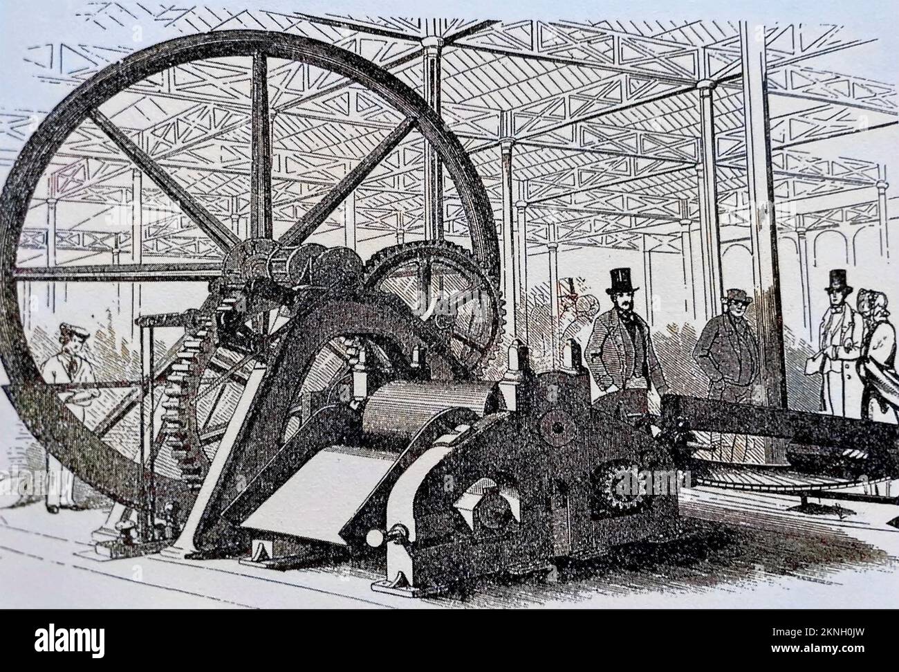 SUGAR CANE CRUSHING machine designed by Robinson and Russell about 1850 ...