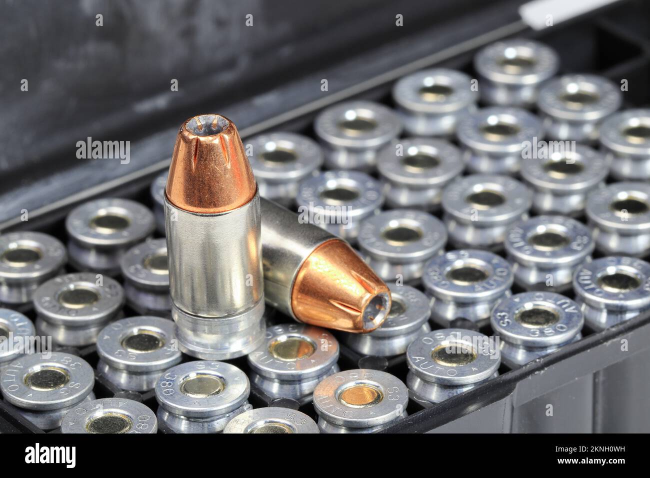 pack of bullet .380 APC or 9mm Kurz JHP (Jacketed Hollow Point) Shell ...