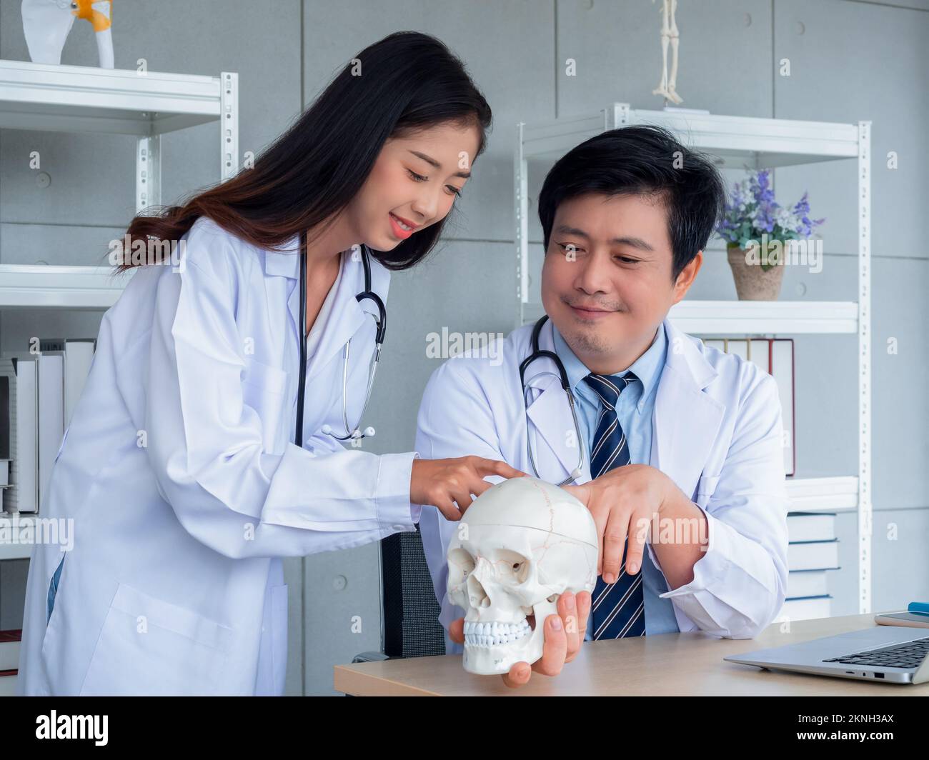 Asian women in white uniforms hi-res stock photography and images - Alamy