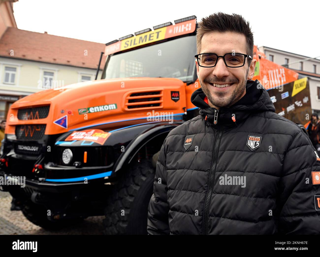 Sedlcany, Czech Republic. 27th Nov, 2022. Racer Martin Macik poses ...