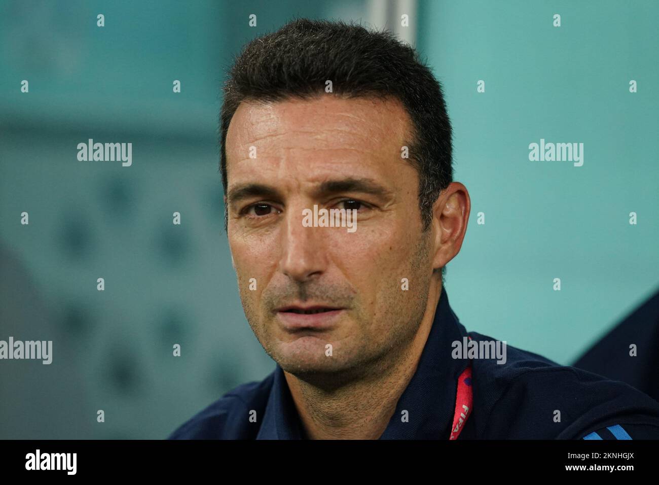 LUSAIL, QATAR - NOVEMBER 26: Argentina’s Head Coach Lionel Scaloni ...