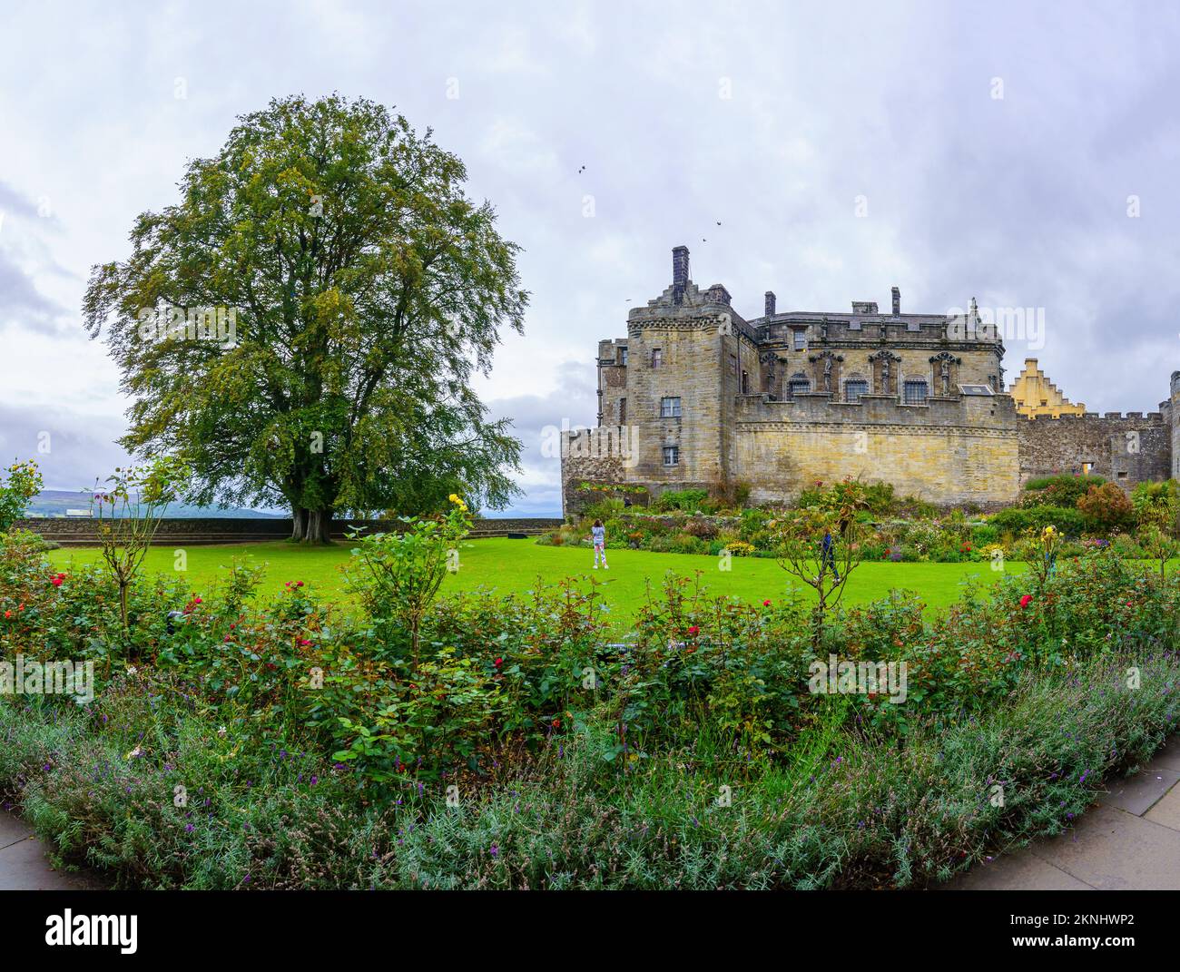 Stirling, UK - September 25, 2022: View of the historic Stirling Castle ...
