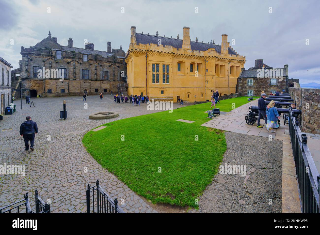 Stirling, UK - September 25, 2022: View of the historic Stirling Castle ...