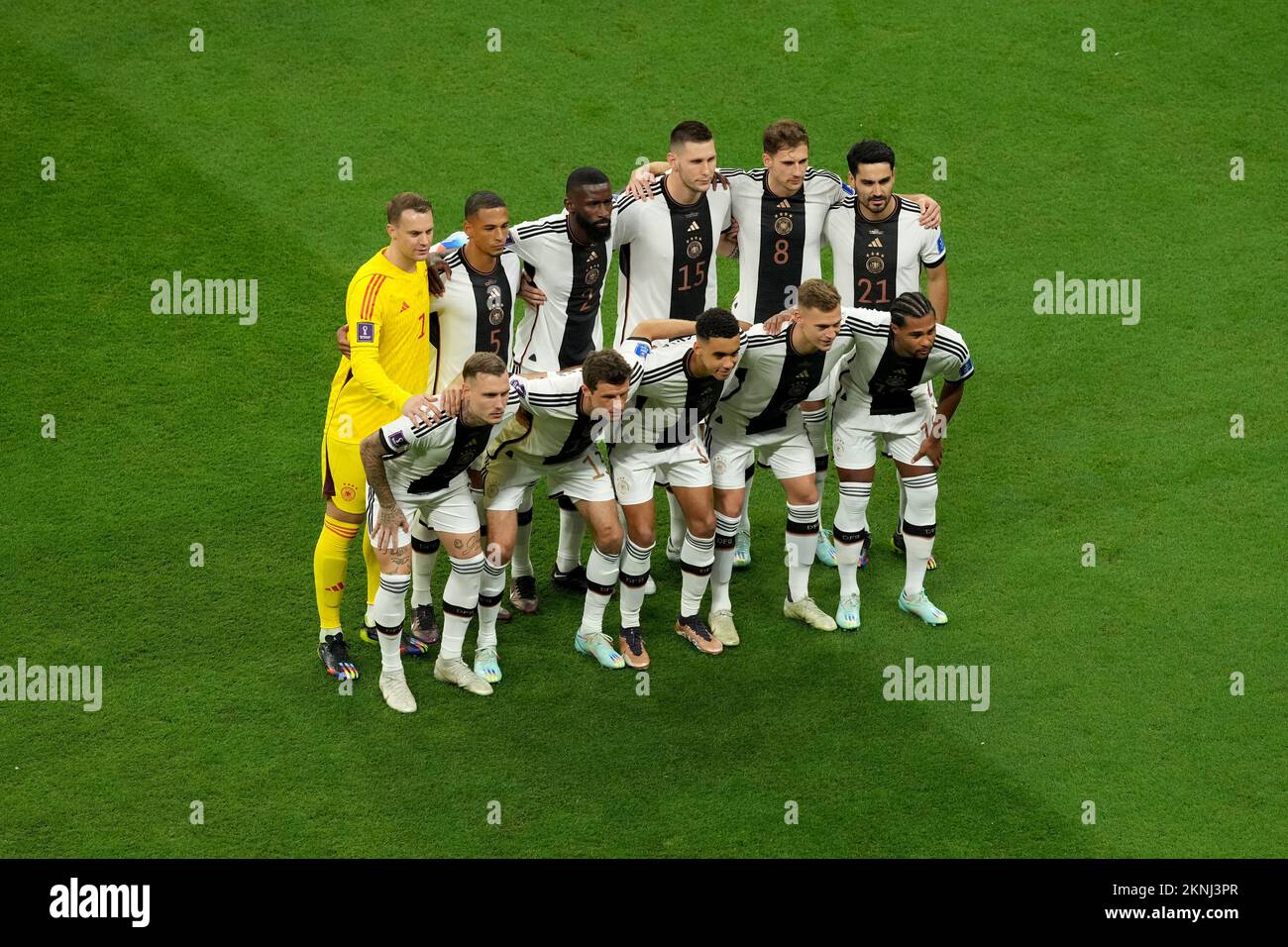 Germany players pose for their team photo ahead of the FIFA World Cup ...