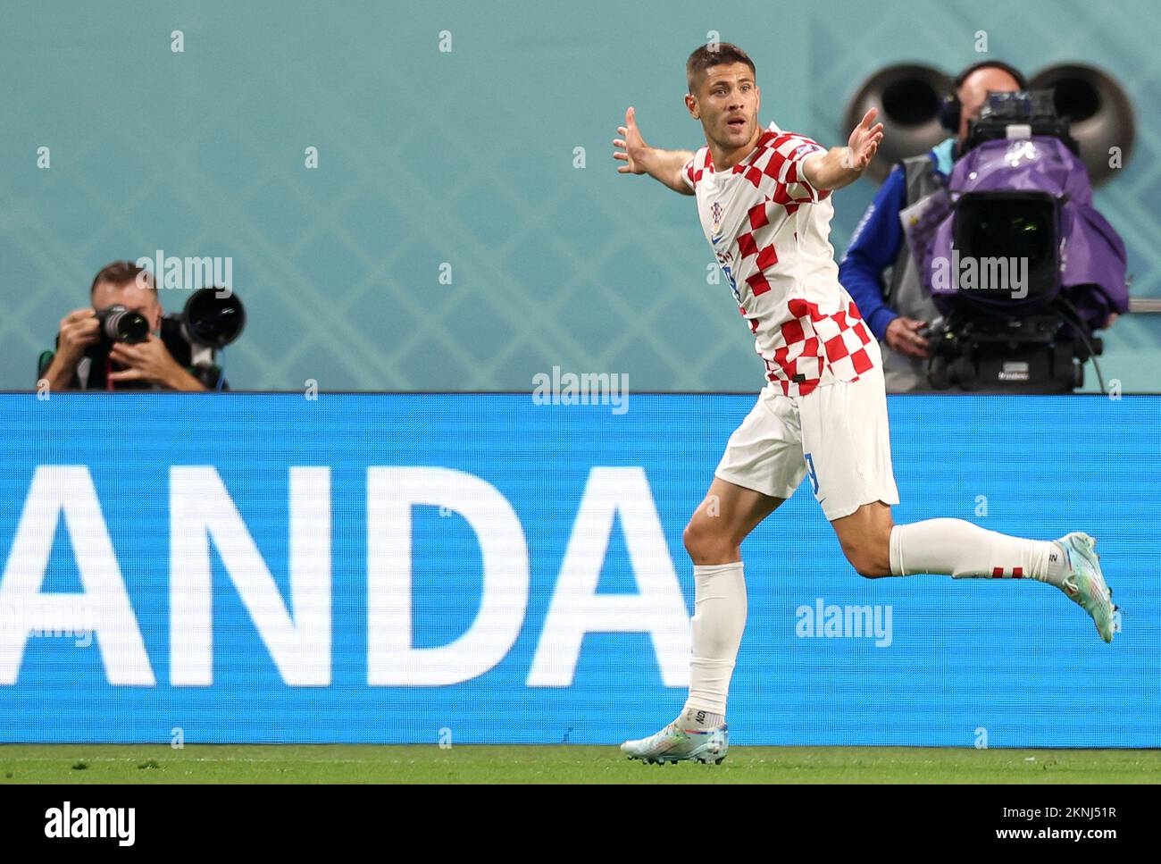 Doha, Qatar. 27th Nov, 2022. DOHA, QATAR - NOVEMBER 27: Andrej Kramaric ...