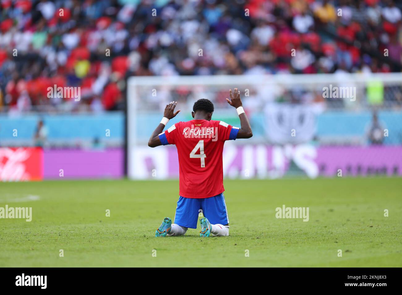 Al Rayyan, Qatar. 27th Nov, 2022. Keysher Fuller (CRC) Football/Soccer : FIFA World Cup Qatar ...