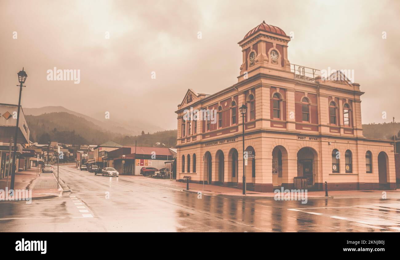 Queenstown tasmania post office hi-res stock photography and images - Alamy