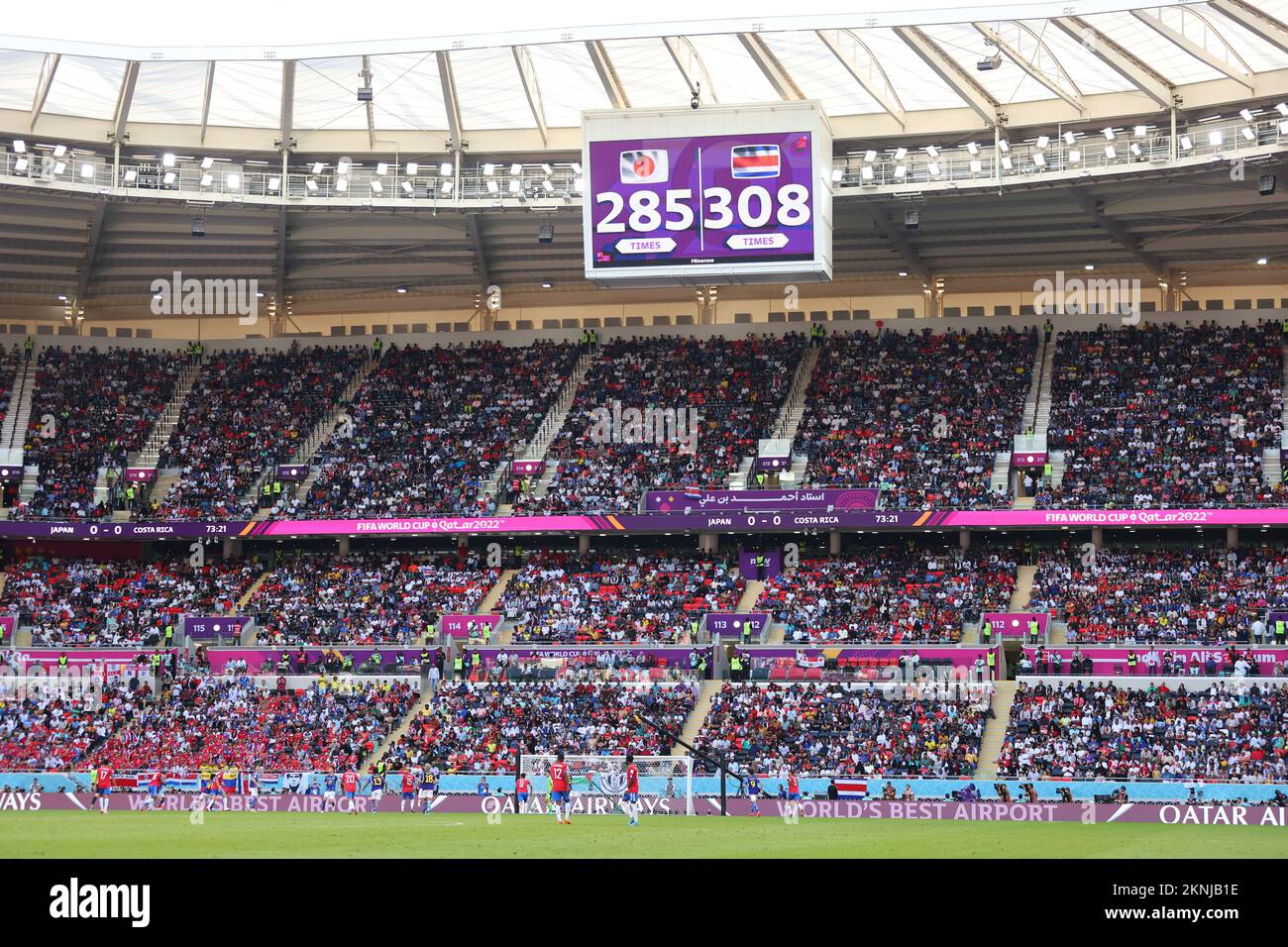 Al Rayyan, Qatar. 27th Nov, 2022. General view Football/Soccer : FIFA World Cup Qatar 2022 Group ...