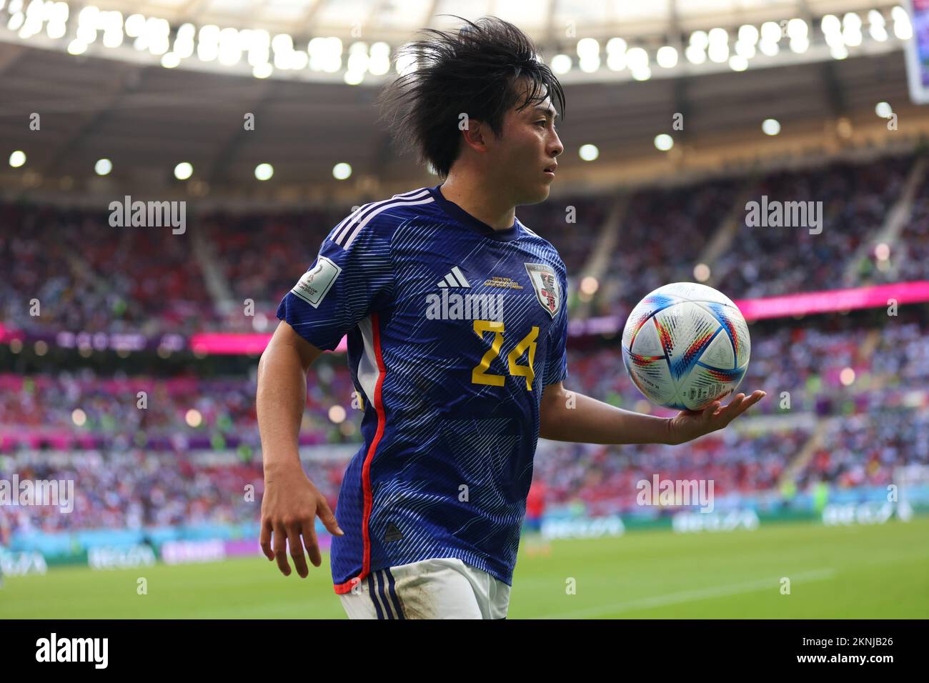 Al Rayyan, Qatar. 27th Nov, 2022. Yuki Soma (JPN) Football/Soccer : FIFA World Cup Qatar 2022 ...