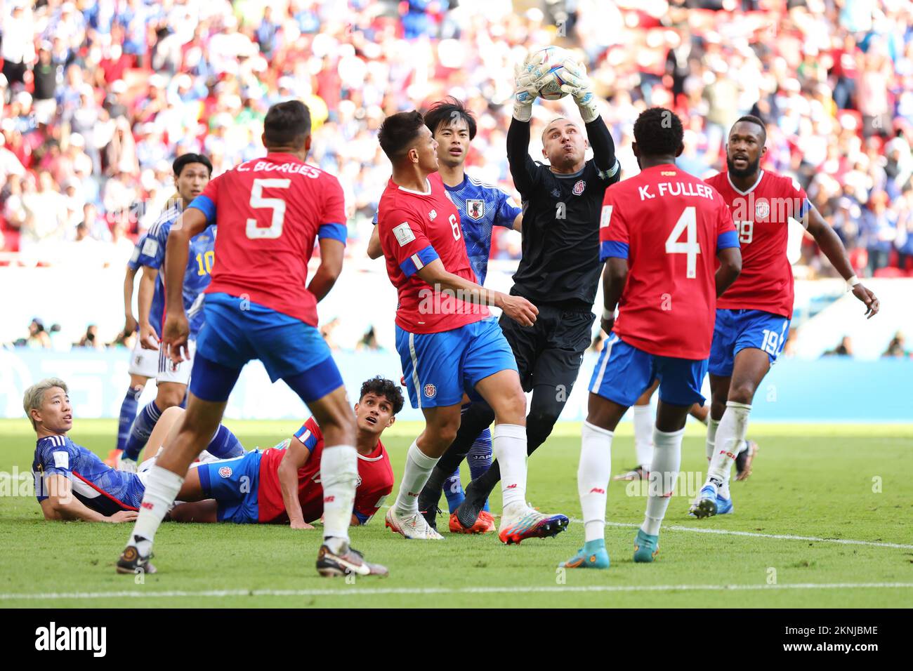 Al Rayyan, Qatar. 27th Nov, 2022. Keilor Navas (CRC) Football/Soccer ...