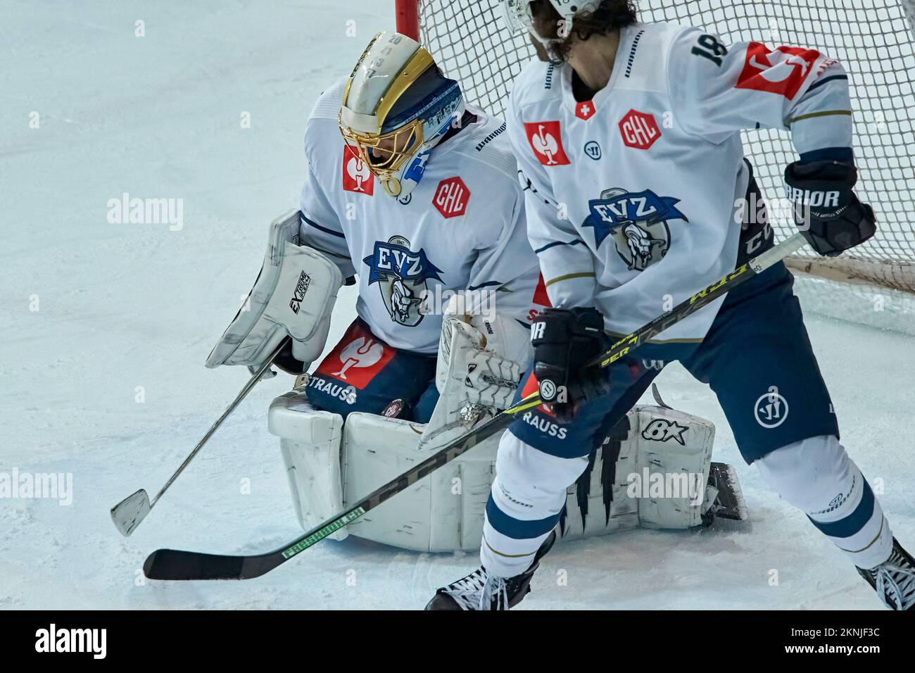 2022/23 Champions Hockey League | RB München vs EV Zug. GENONI Leonardo ...