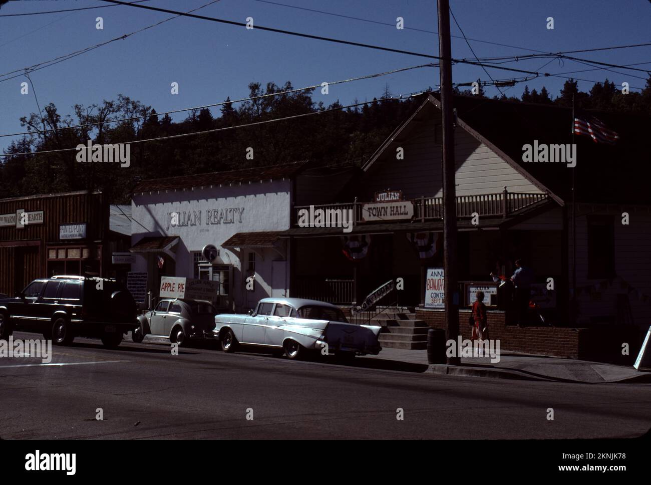Julian, CA. U.S.A. 4/1990. A gold strike in 1869 brought miners and ...