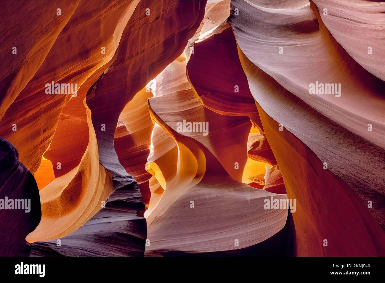 Rocks of Antelope canyon Stock Photo - Alamy