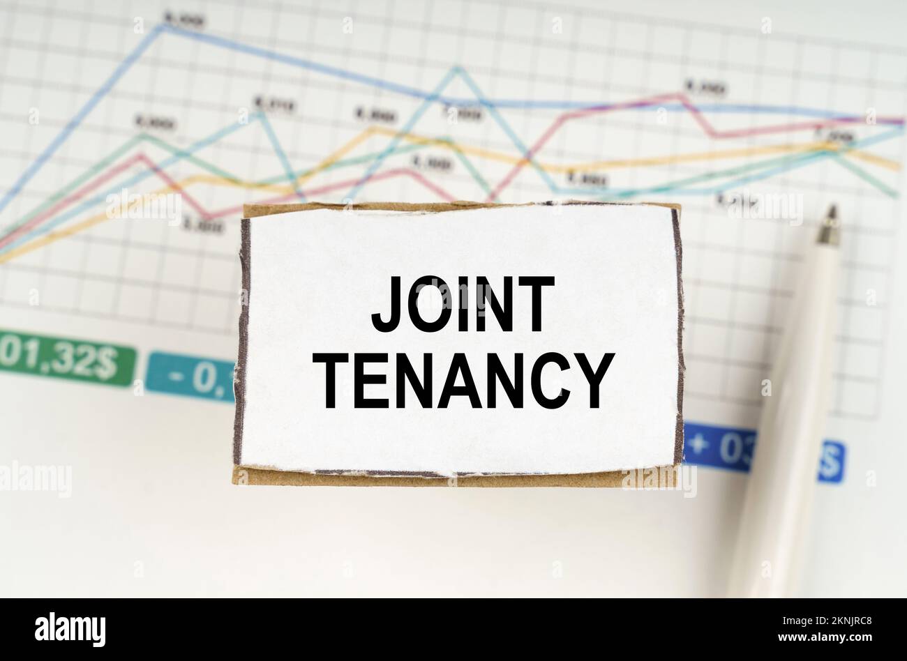 Business concept. Against the background of business graphics and pens ...