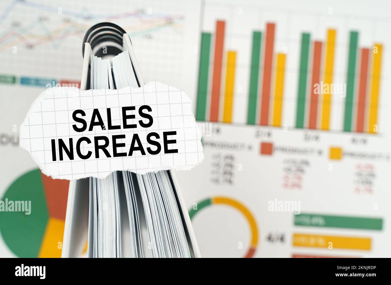 Business concept. On the business charts there is a notebook on which ...