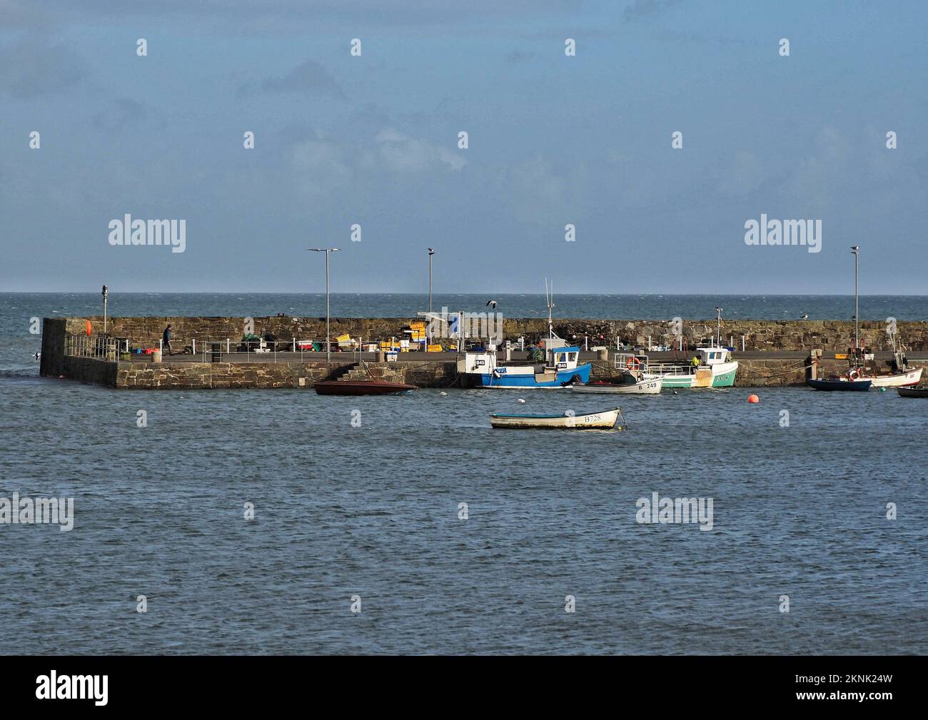 Ballywalter harbour, Northern Ireland Stock Photo - Alamy