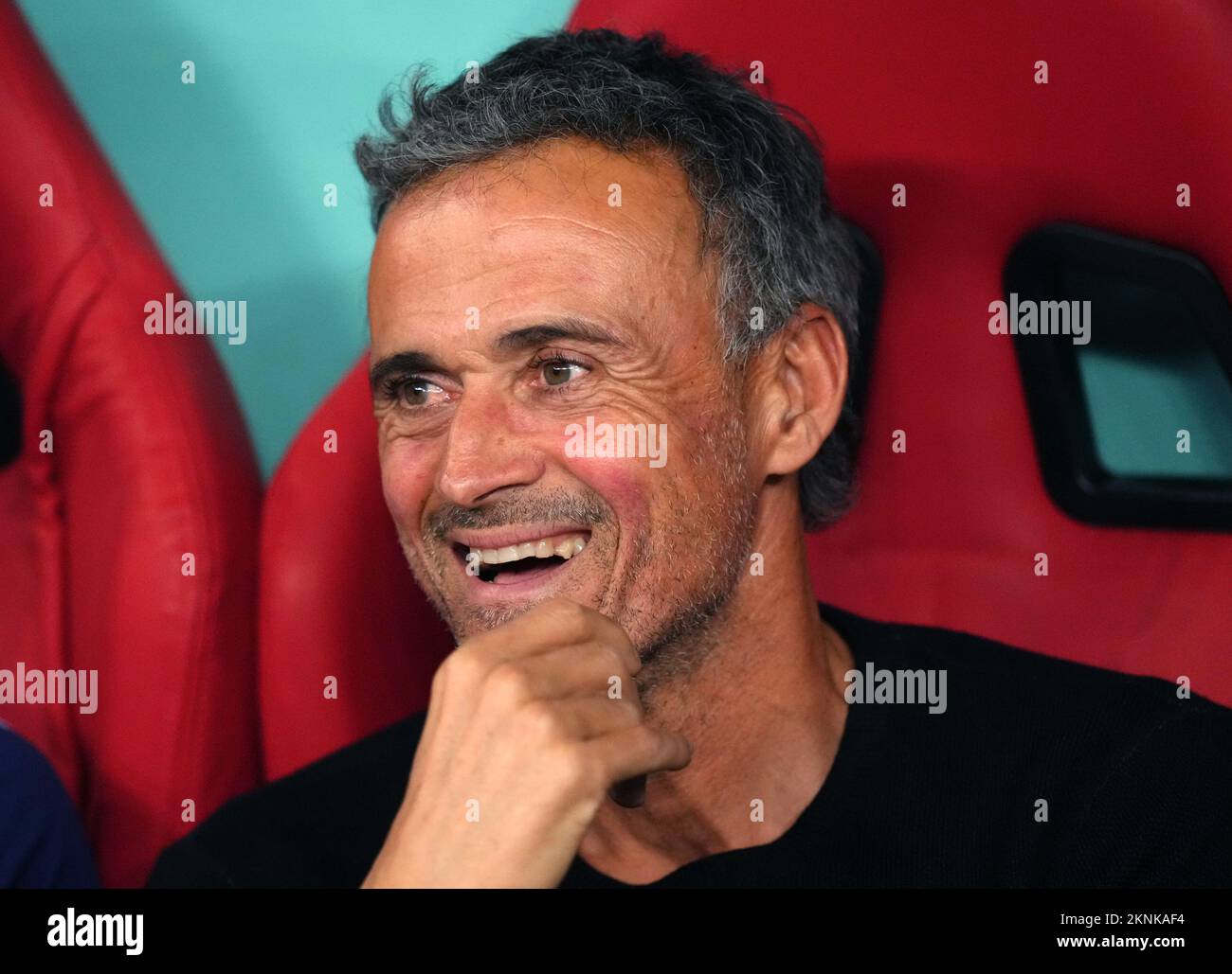 Spain manager Luis Enrique during the FIFA World Cup Group E match at ...