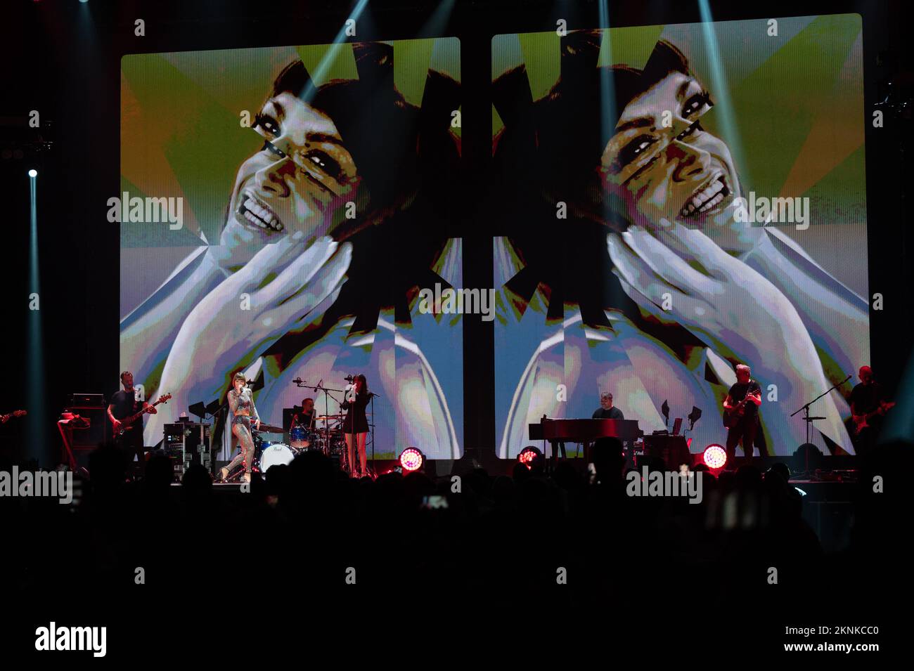Alessandra Amoroso performs last night in Jesolo (VE) for the first ...