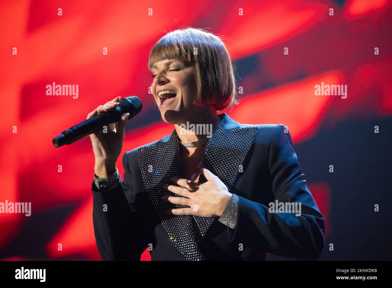 Alessandra Amoroso performs last night in Jesolo (VE) for the first ...