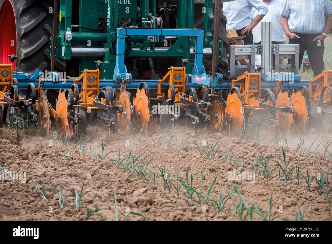 Bayreuth, Germany. 21st June, 2022. An agricultural hoe from the ...