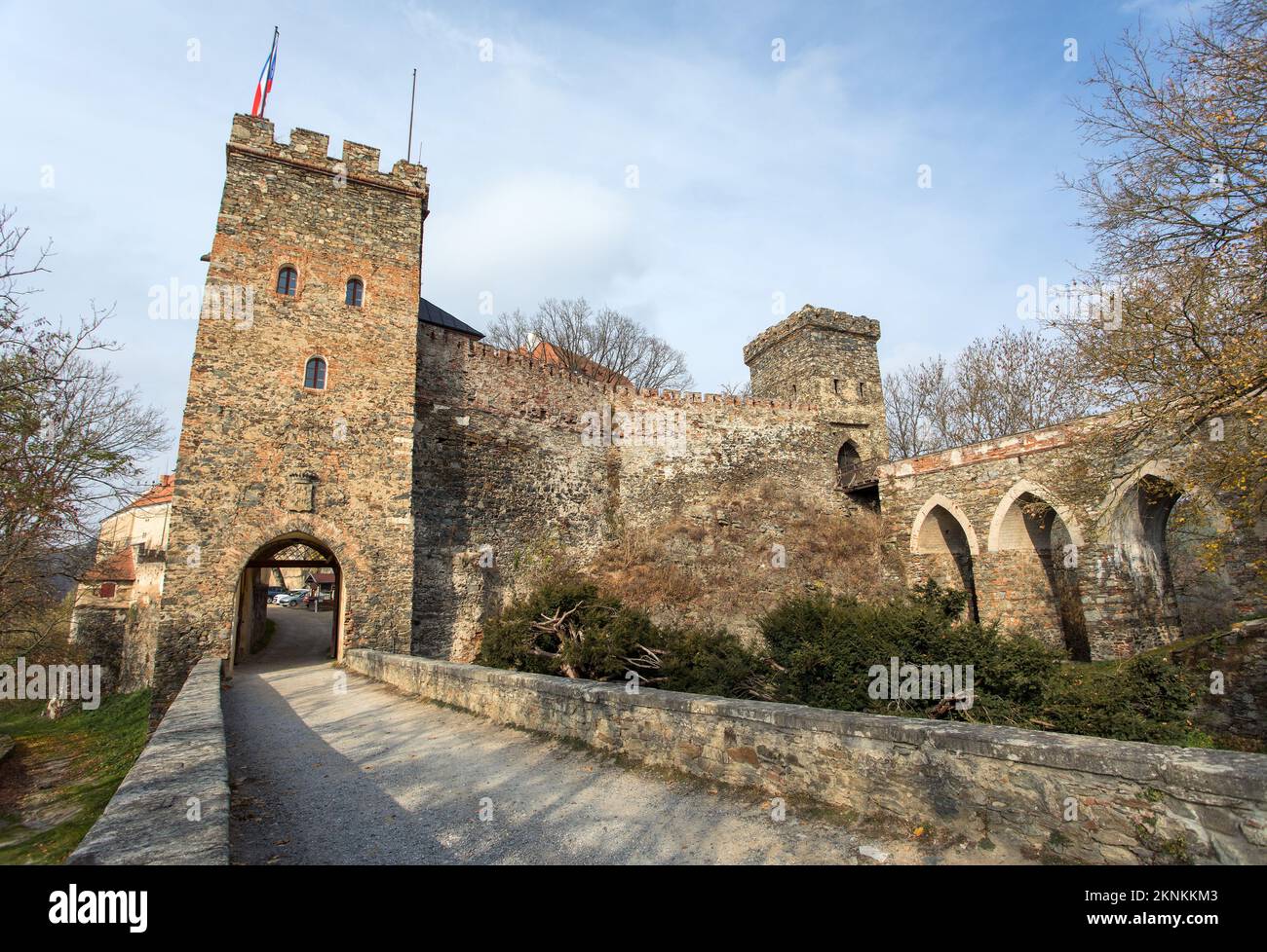Bitov castle, South Moravia, Czech Republic, Gothic and renaissance ...