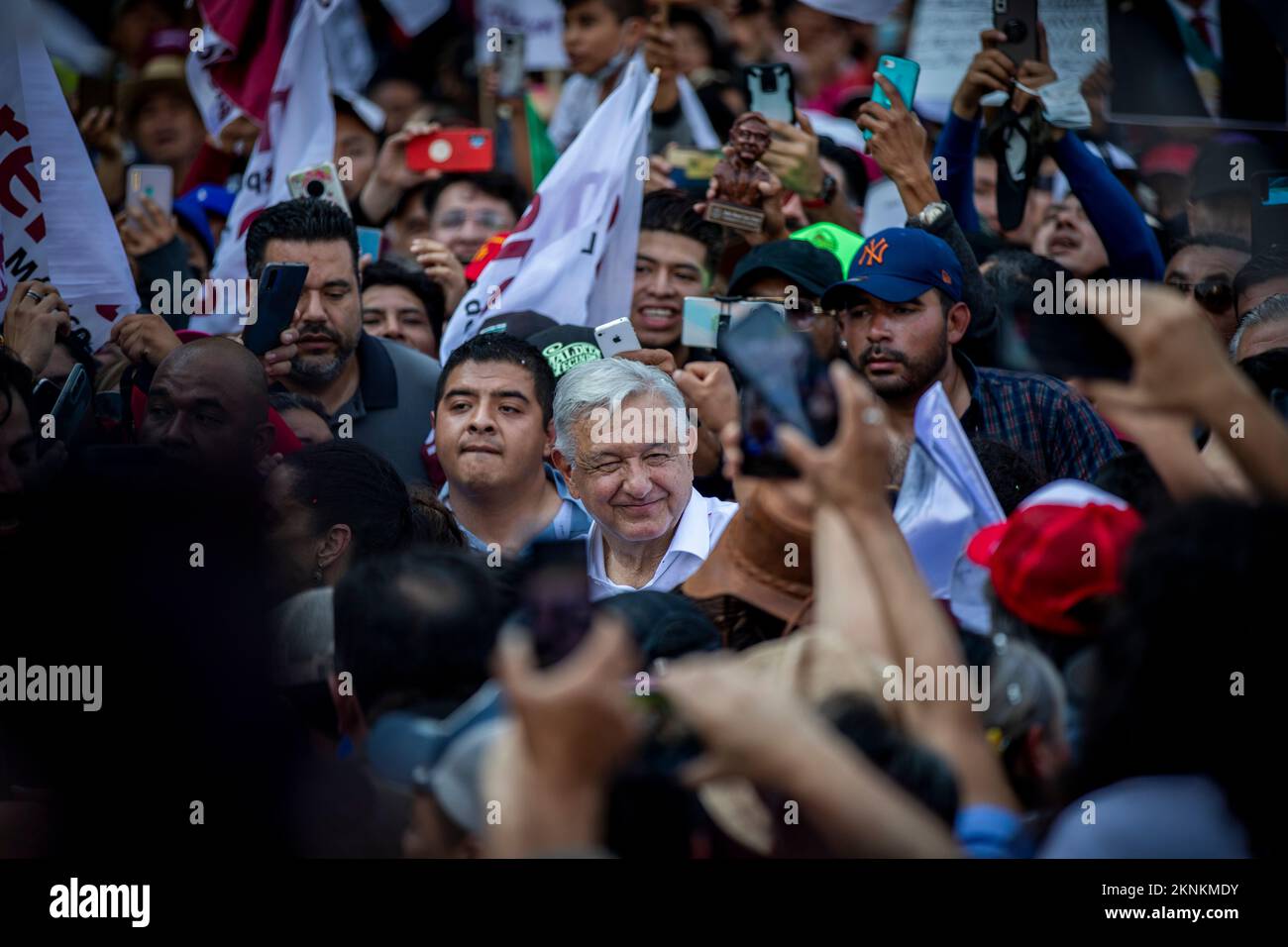 Mexiko Stadt, Mexico. 27th Nov, 2022. Mexican President Andrés Manuel ...