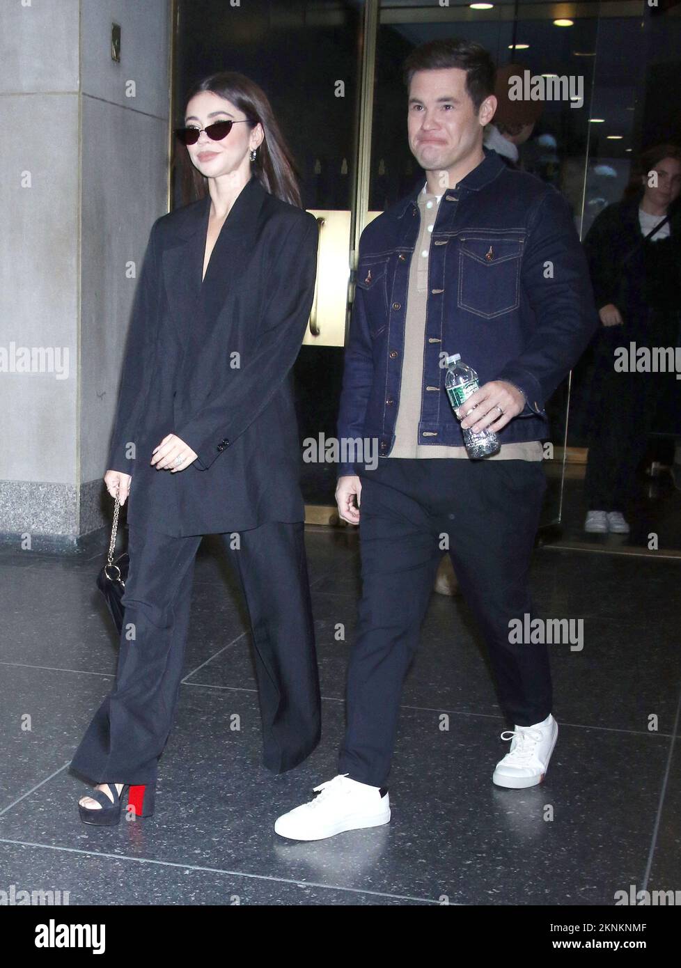 Celebrities At The Today Show Studios -PICTURED: Sarah Hyland, Adam ...