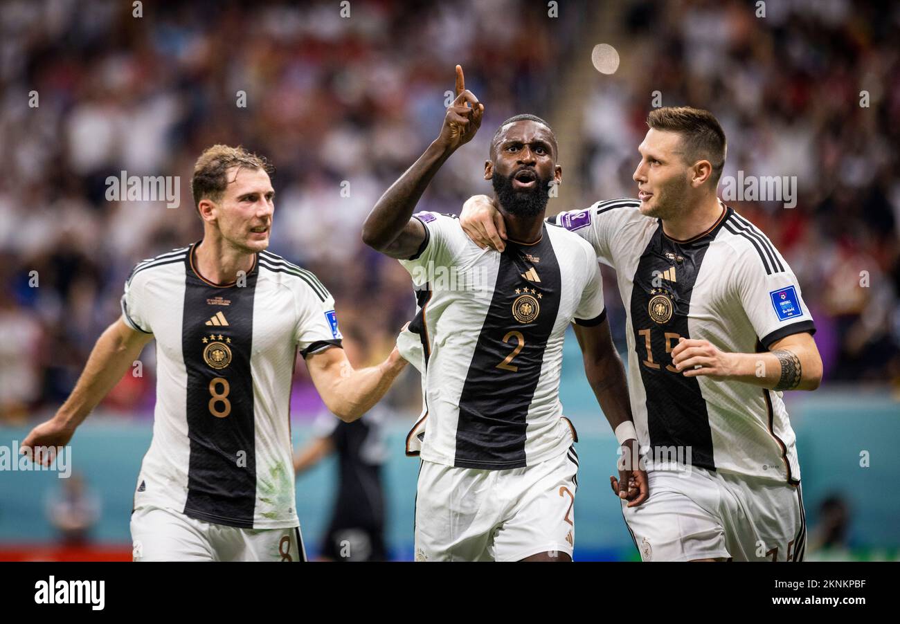 Doha, Qatar. 27th Nov, 2022. Goal celebration: Leon Goretzka ...