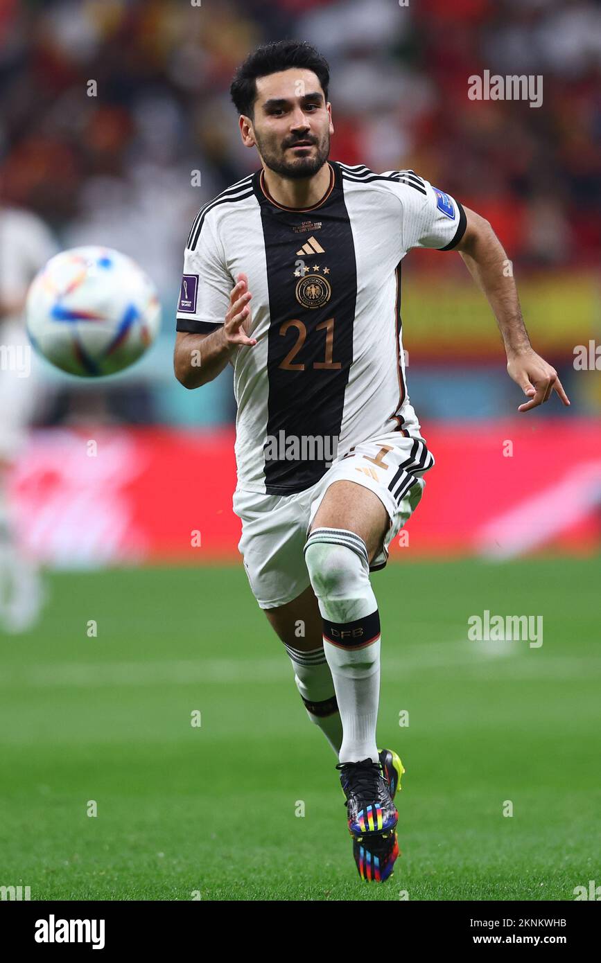 Al Khor, Qatar. 27th Nov, 2022. Ilkay Gundogan of Germany during the ...