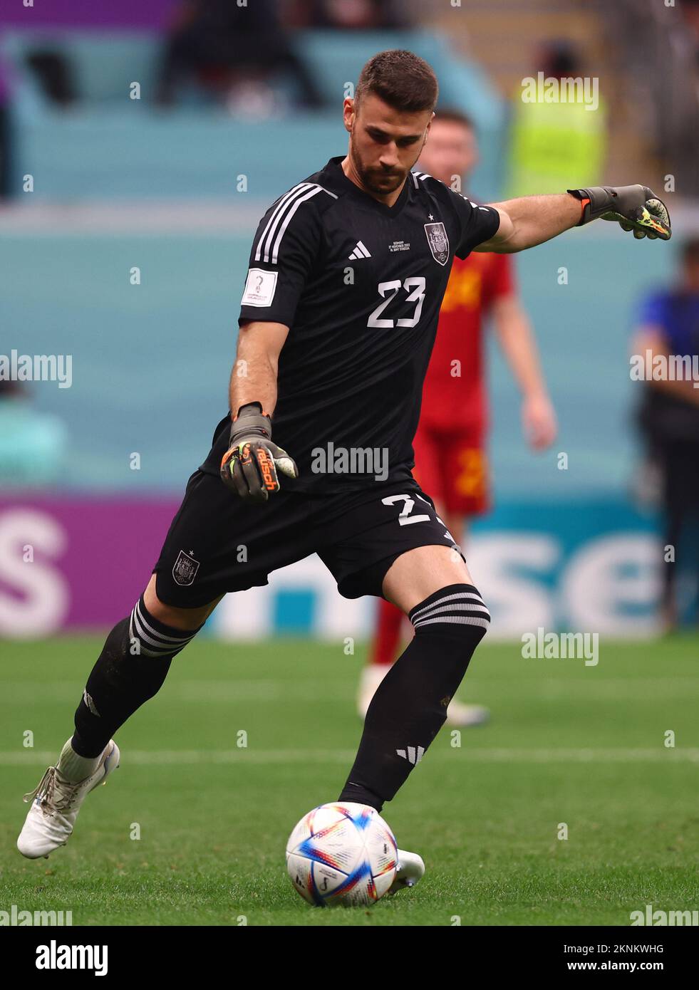 Al Khor, Qatar. 27th Nov, 2022. Nico Schlotterbeck of Germany during ...
