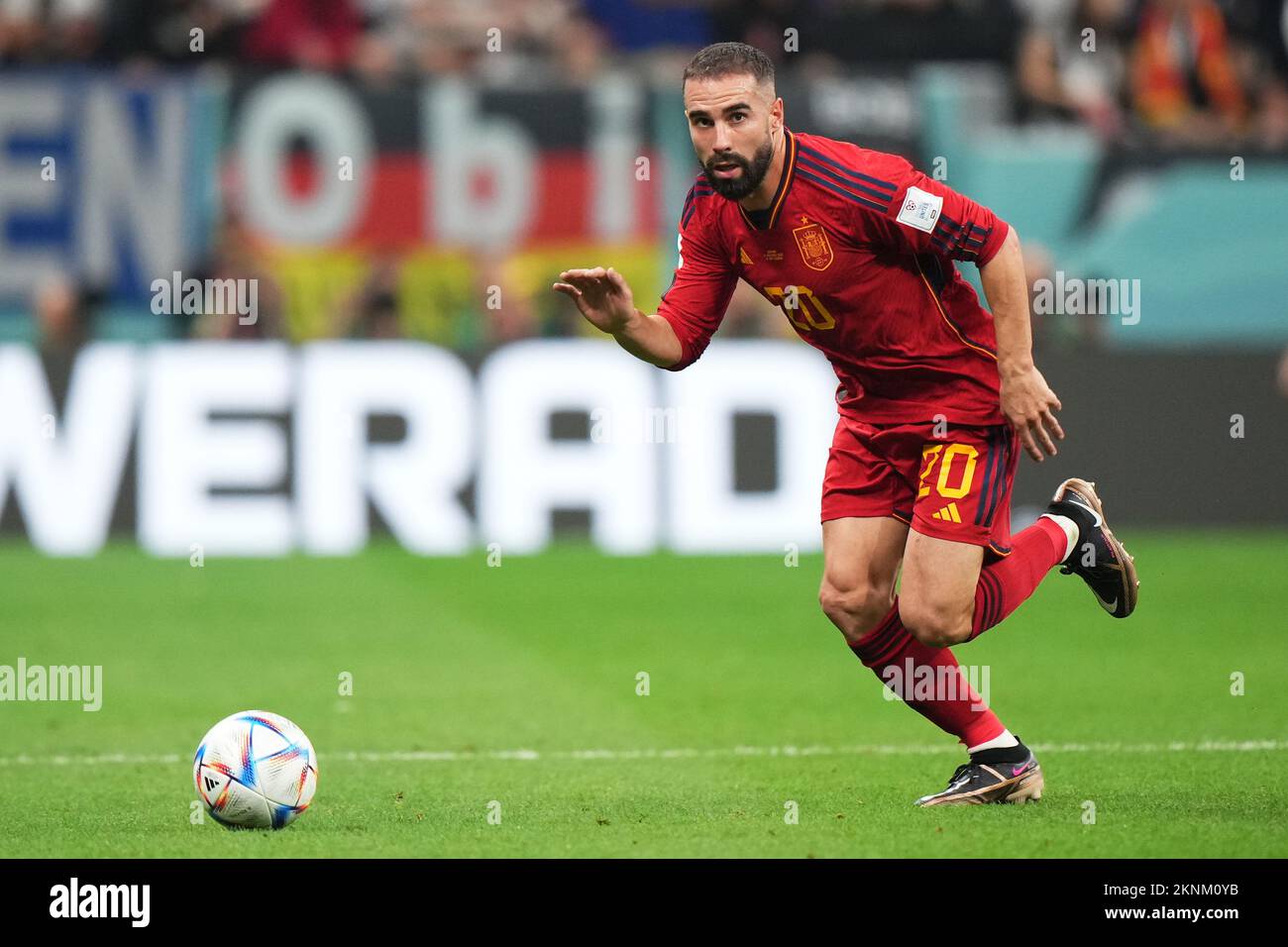 Daniel Carvajal of Spain during the FIFA World Cup Qatar 2022 match ...