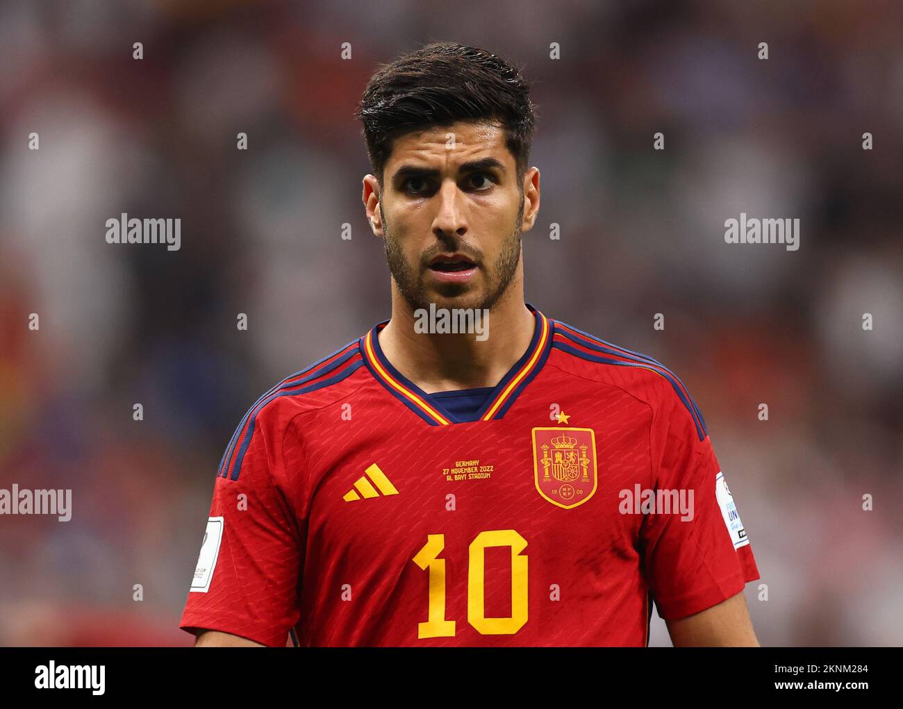 Al Khor, Qatar. 27th Nov, 2022. Marco Asencio of Spain during the FIFA ...