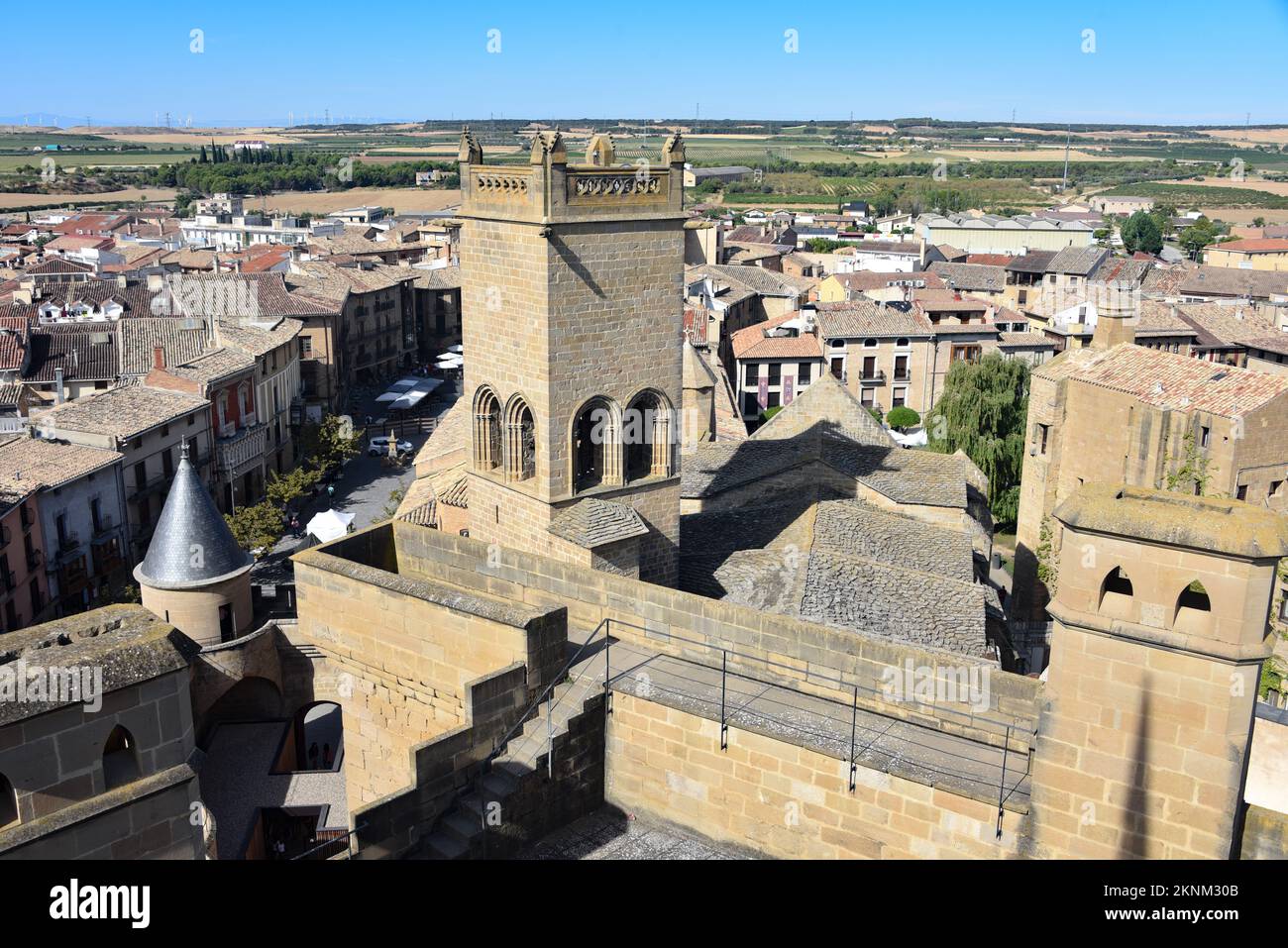 Olite, Spain - Aug 31, 2022: Palace of the Kings of Navarre of Olite ...