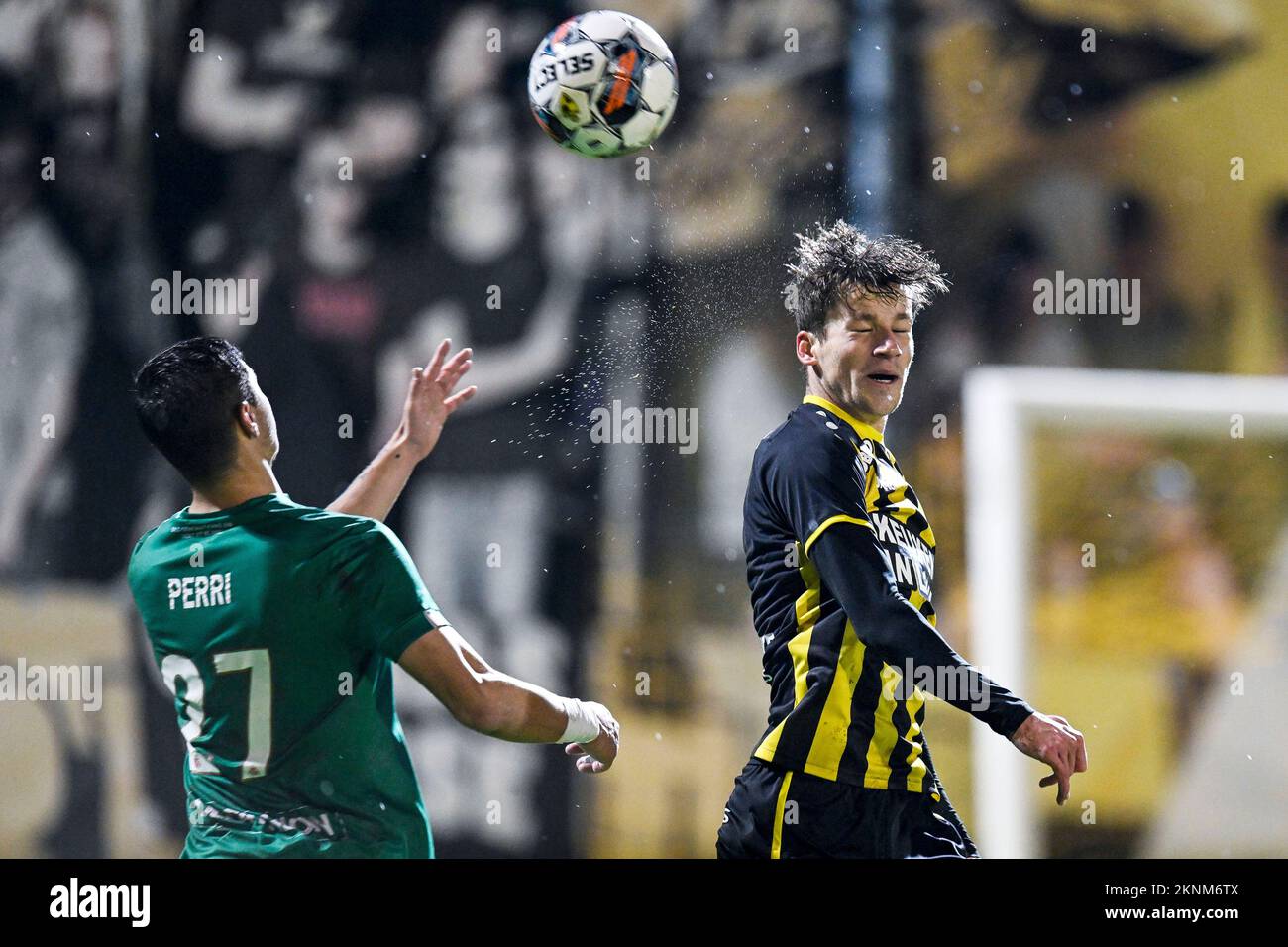 Virton's Matteo Perri and Lierse's Pieter De Schrijver pictured in ...