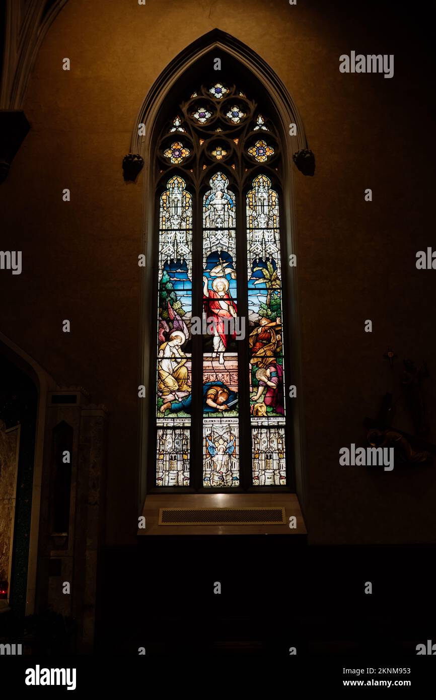 Baptist, Protestant, Catholic Church inside. Beautiful interior of the ...