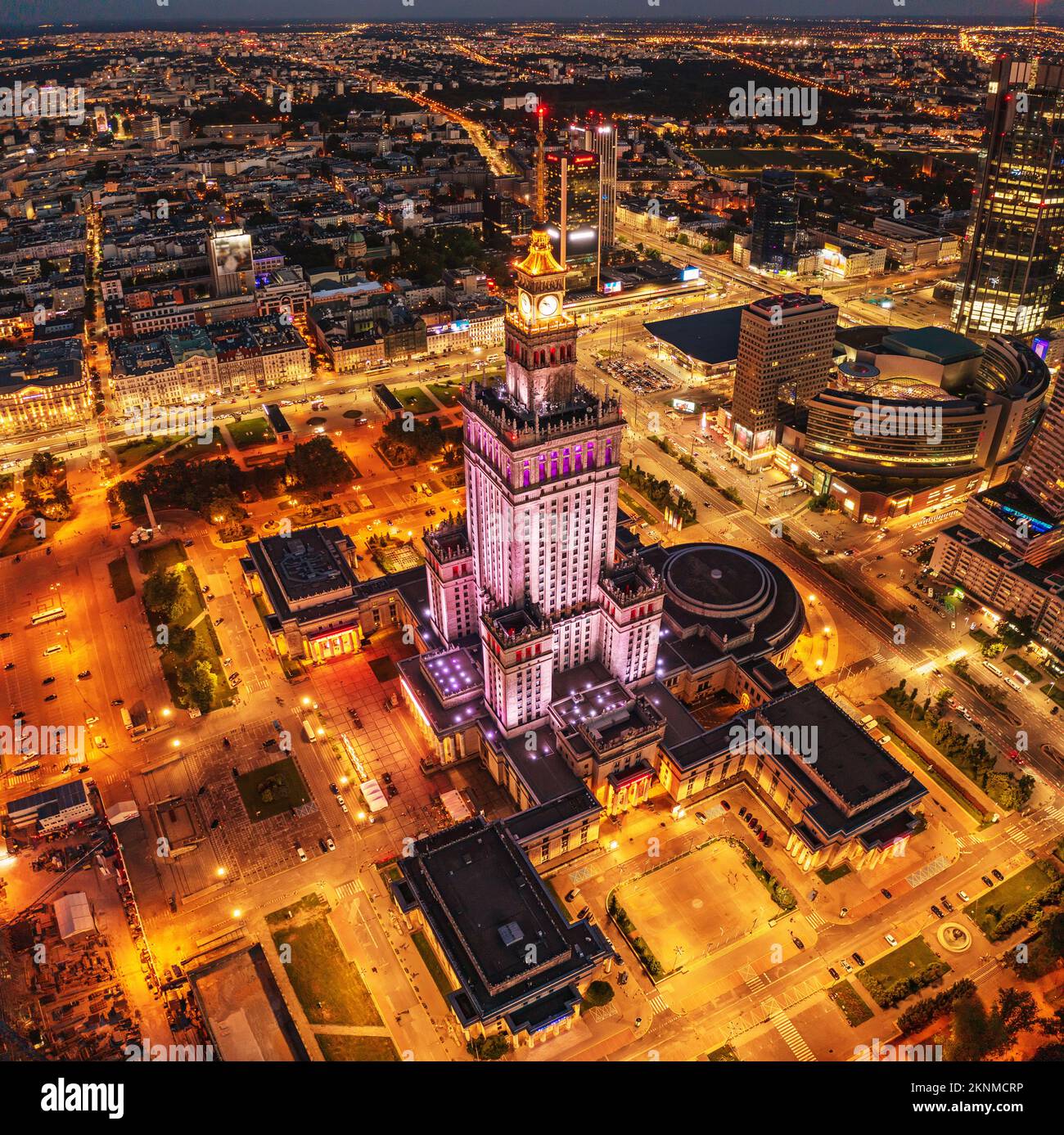 Palace of Science and Culture, Warsaw Stock Photo - Alamy