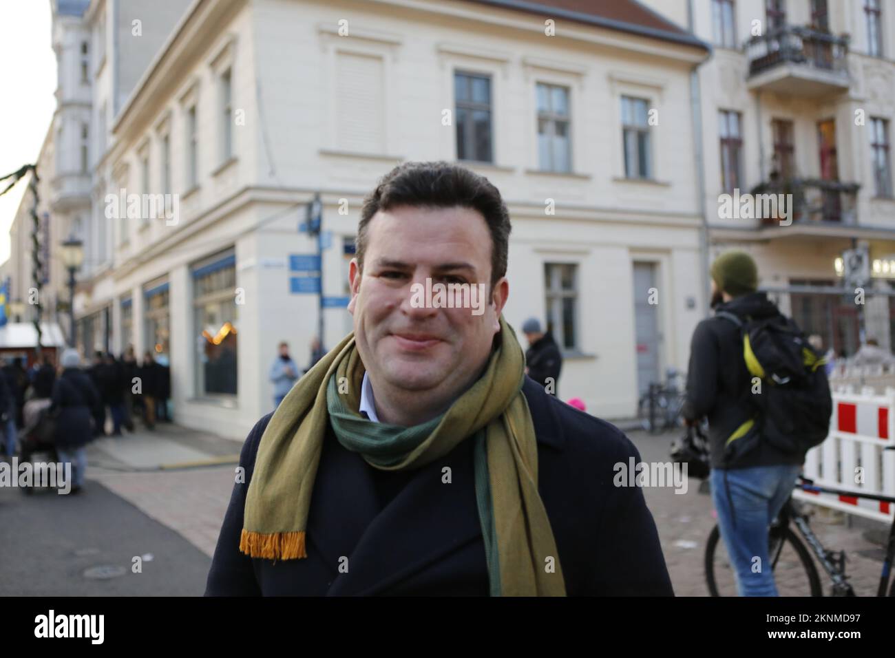 11/27/2022, Potsdam, Germany, Hubertus Heil at the Christmas market ...