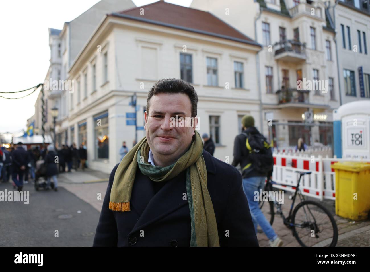 11/27/2022, Potsdam, Germany, Hubertus Heil at the Christmas market ...