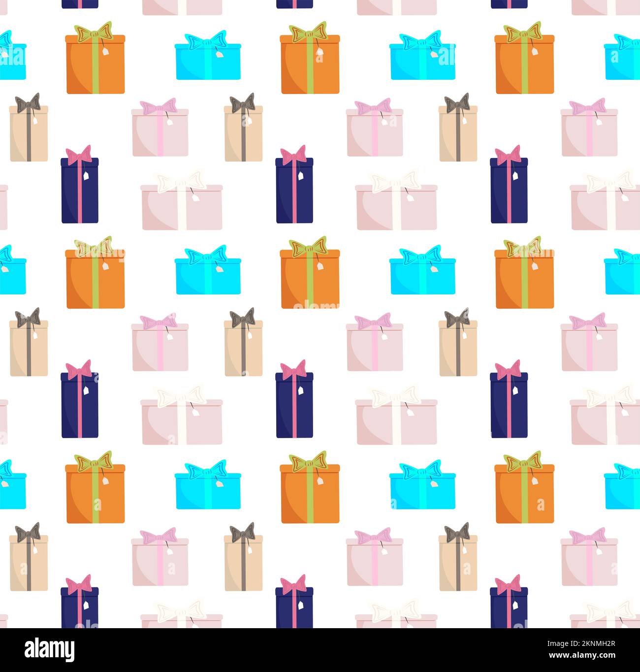 Different presents pattern Stock Photo - Alamy