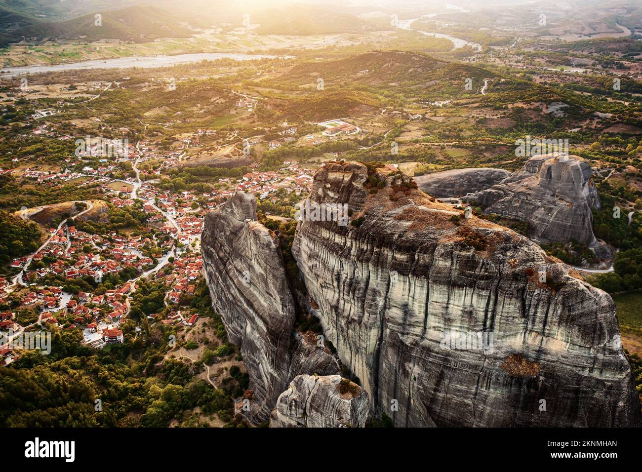 Meteora rocks, Greece Stock Photo - Alamy