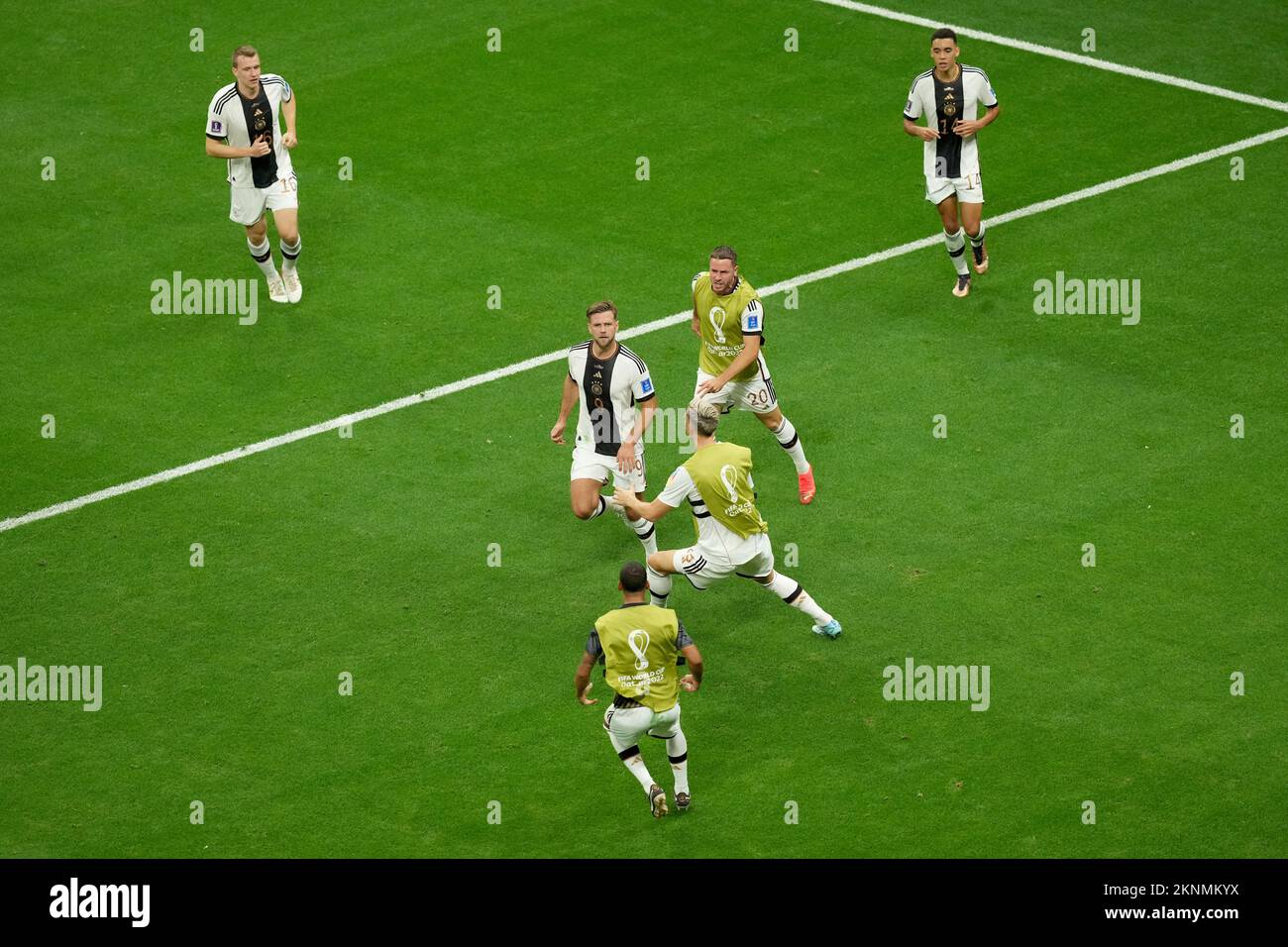 Germany’s Niclas Fullkrug celebrates after scoring their sides first ...