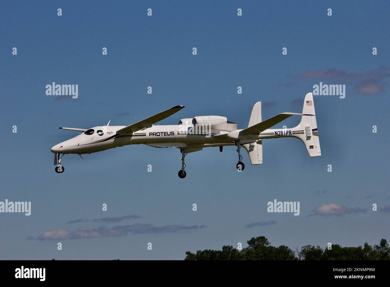 Proteus model 281 scaled composite aircraft Stock Photo - Alamy