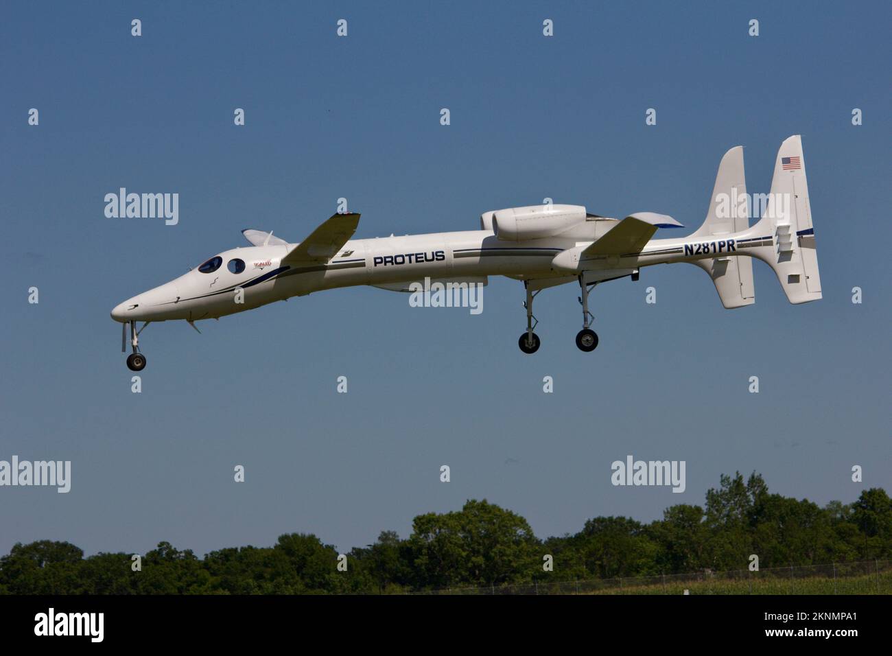 Proteus model 281 scaled composite aircraft Stock Photo - Alamy