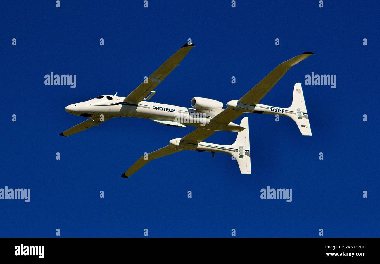Proteus model 281 scaled composite aircraft Stock Photo - Alamy