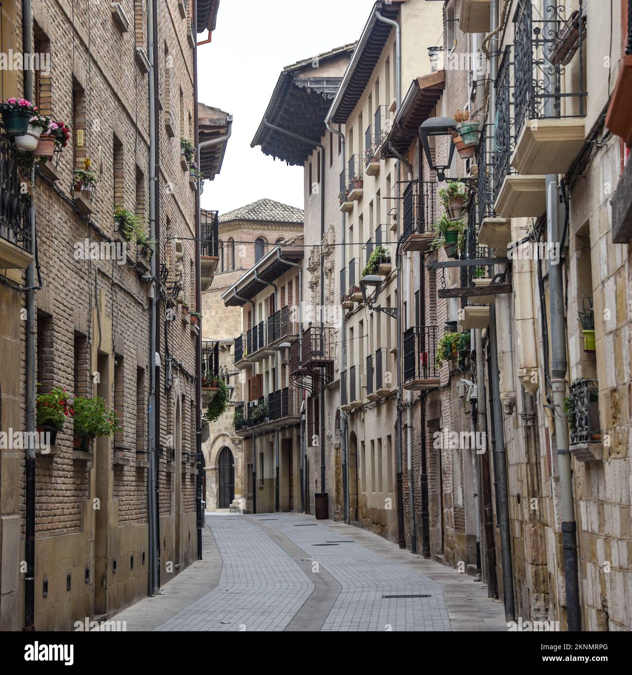 Estella, Spain - 30 Oct, 2022: The picturesque medieval town of Estella ...