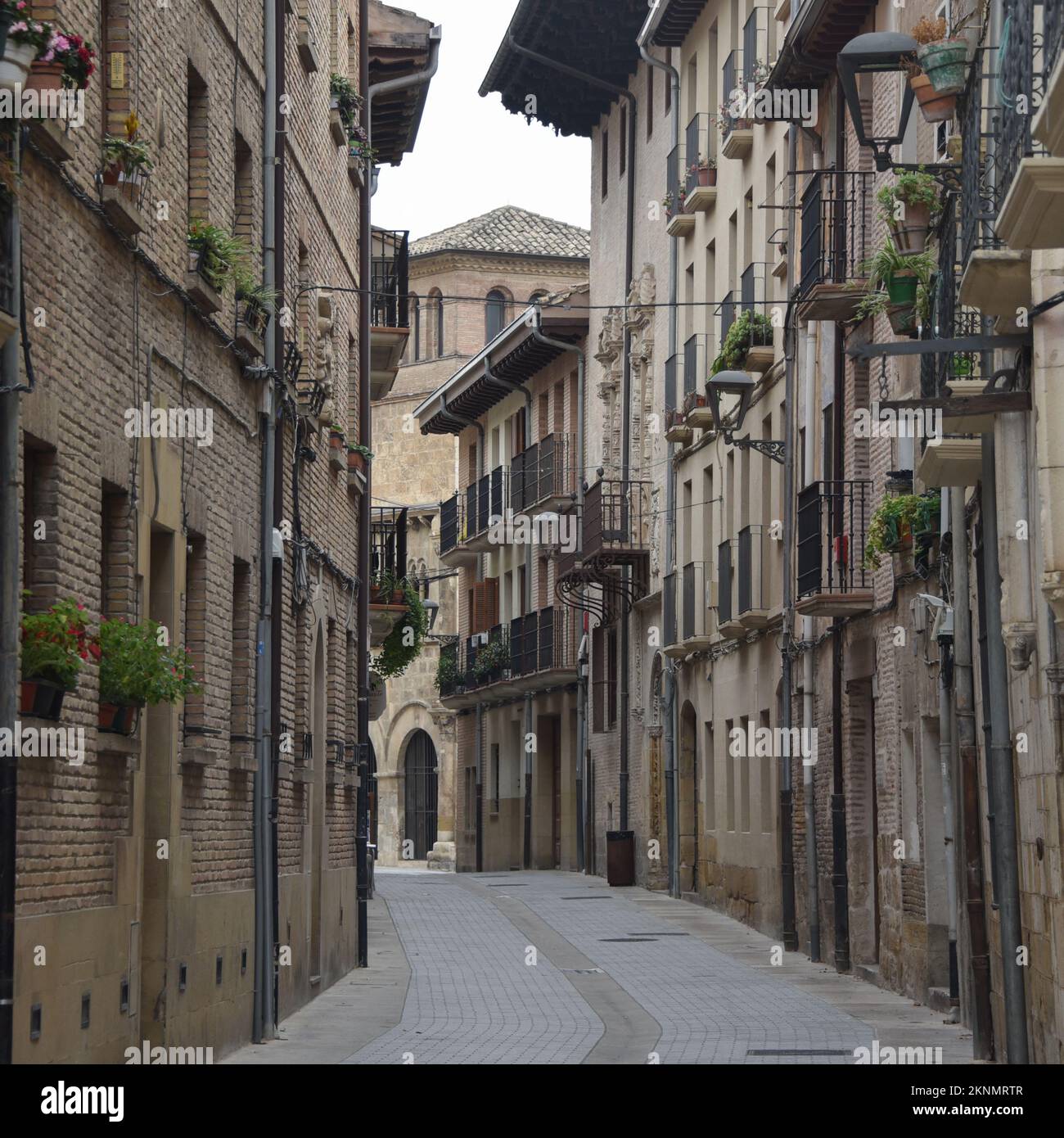 Estella, Spain - 30 Oct, 2022: The picturesque medieval town of Estella ...