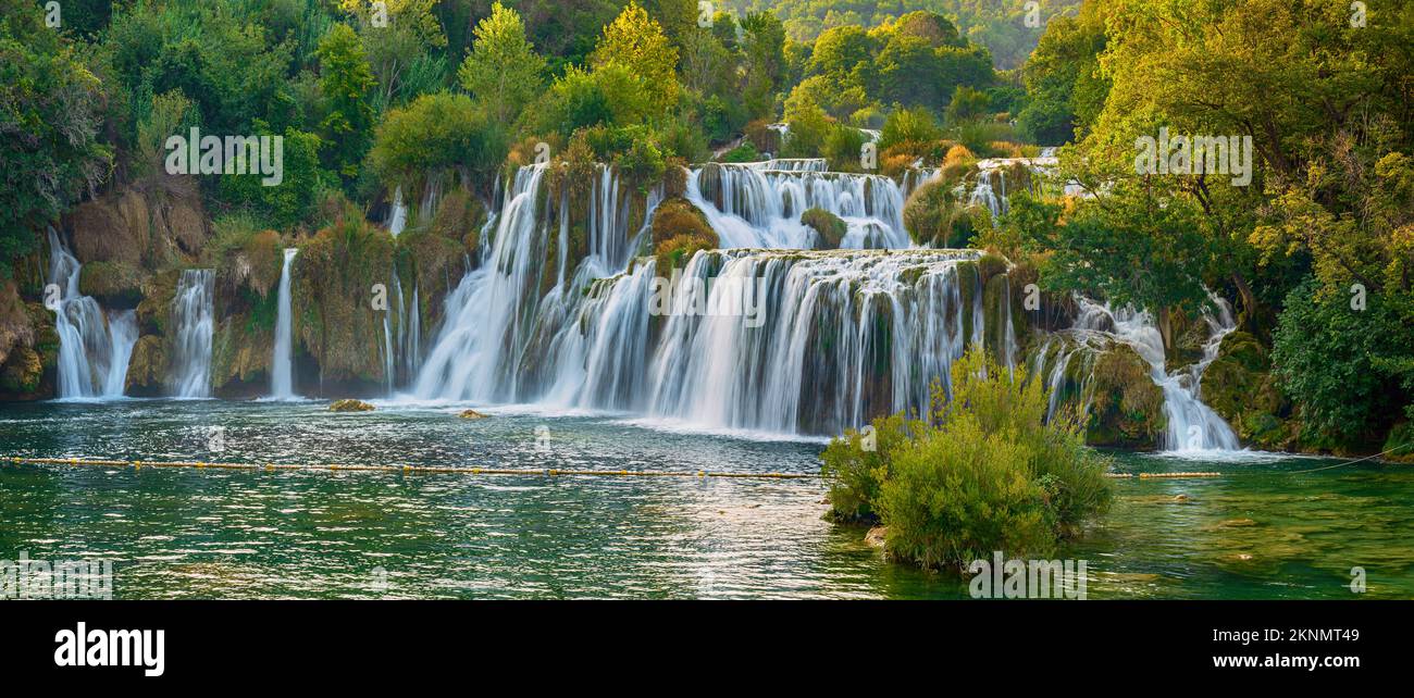 Waterfalls at Krka Stock Photo - Alamy