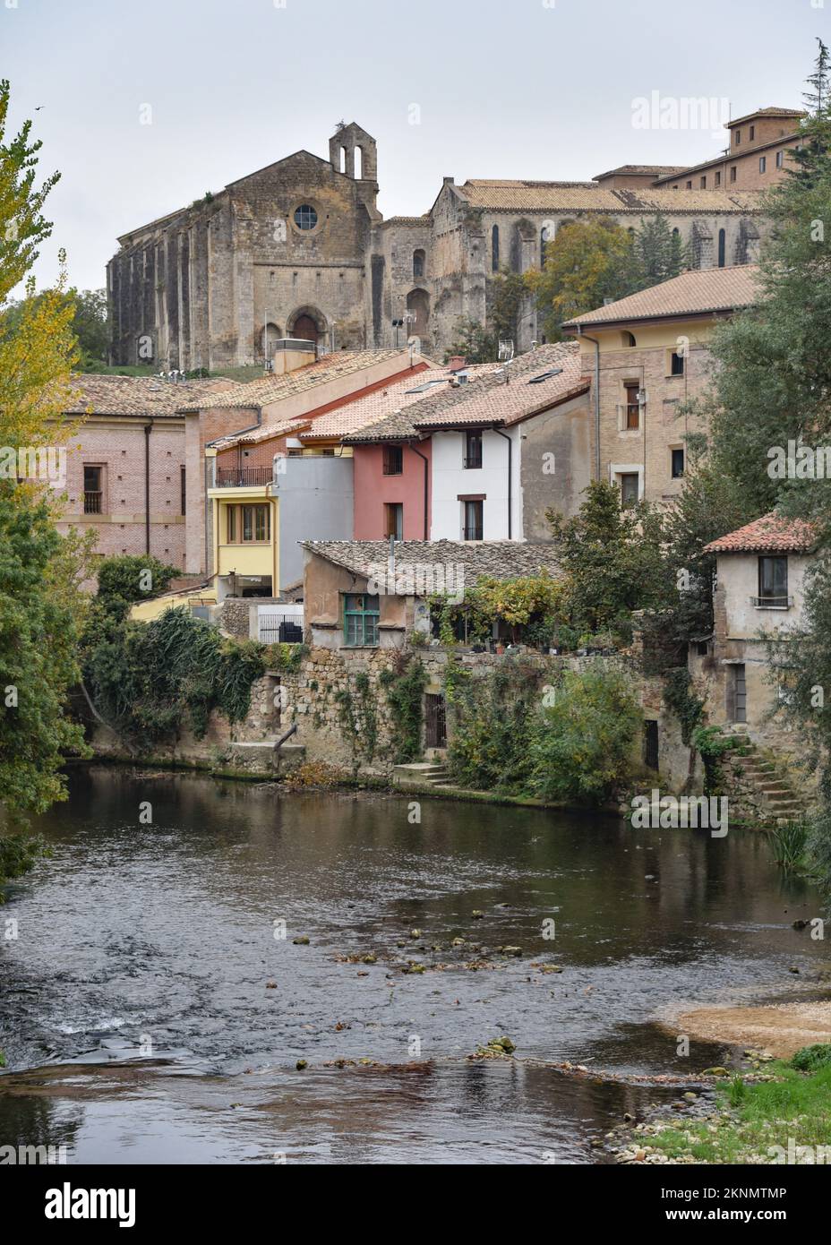 Estella, Spain - 30 Oct, 2022: The picturesque medieval town of Estella ...