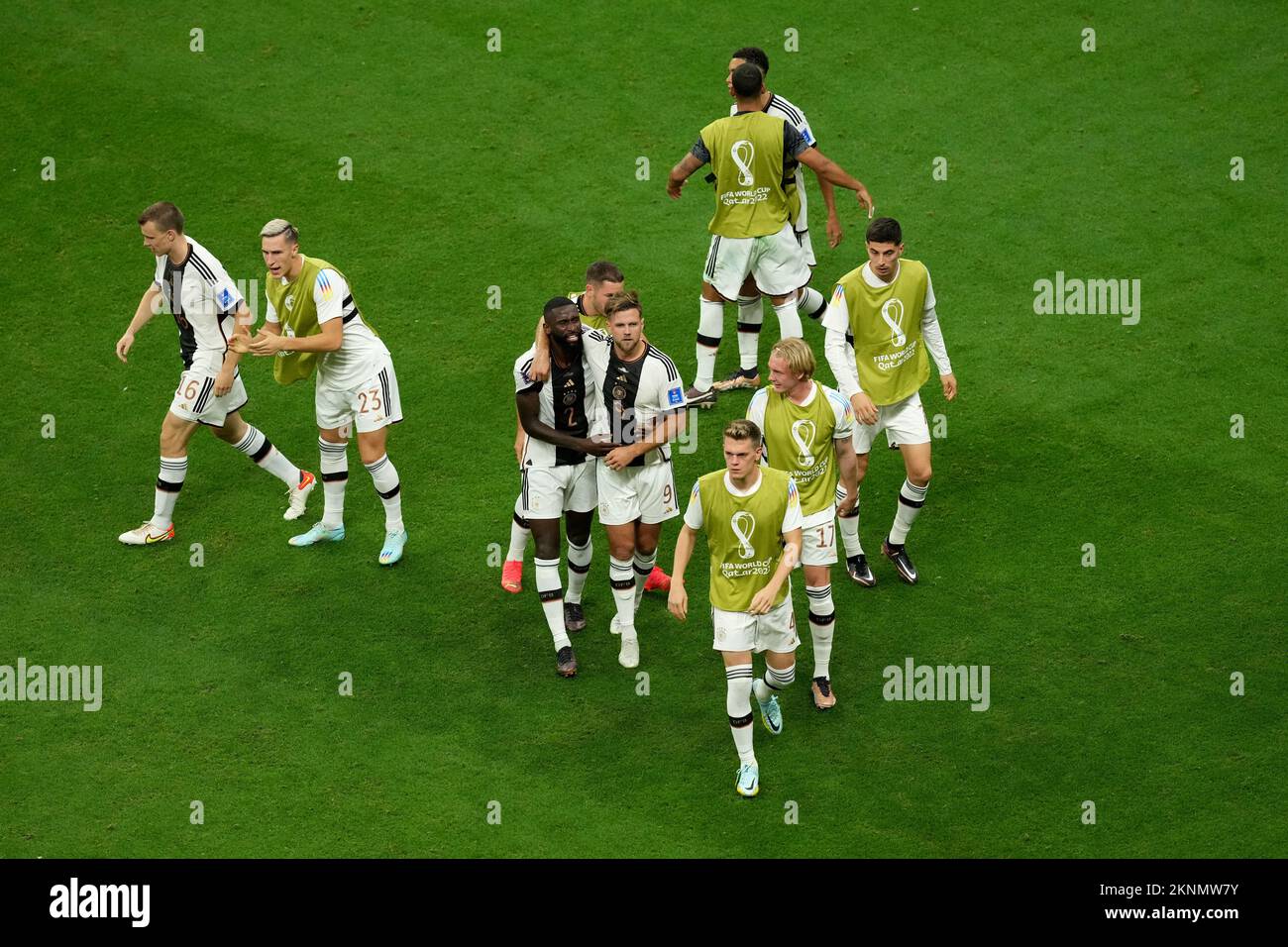 Germany’s Niclas Fullkrug celebrates after scoring their sides first ...